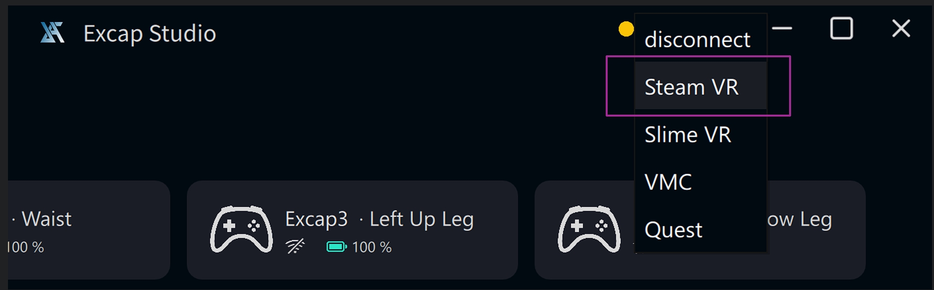 Connect with Steam VR – Elecholic