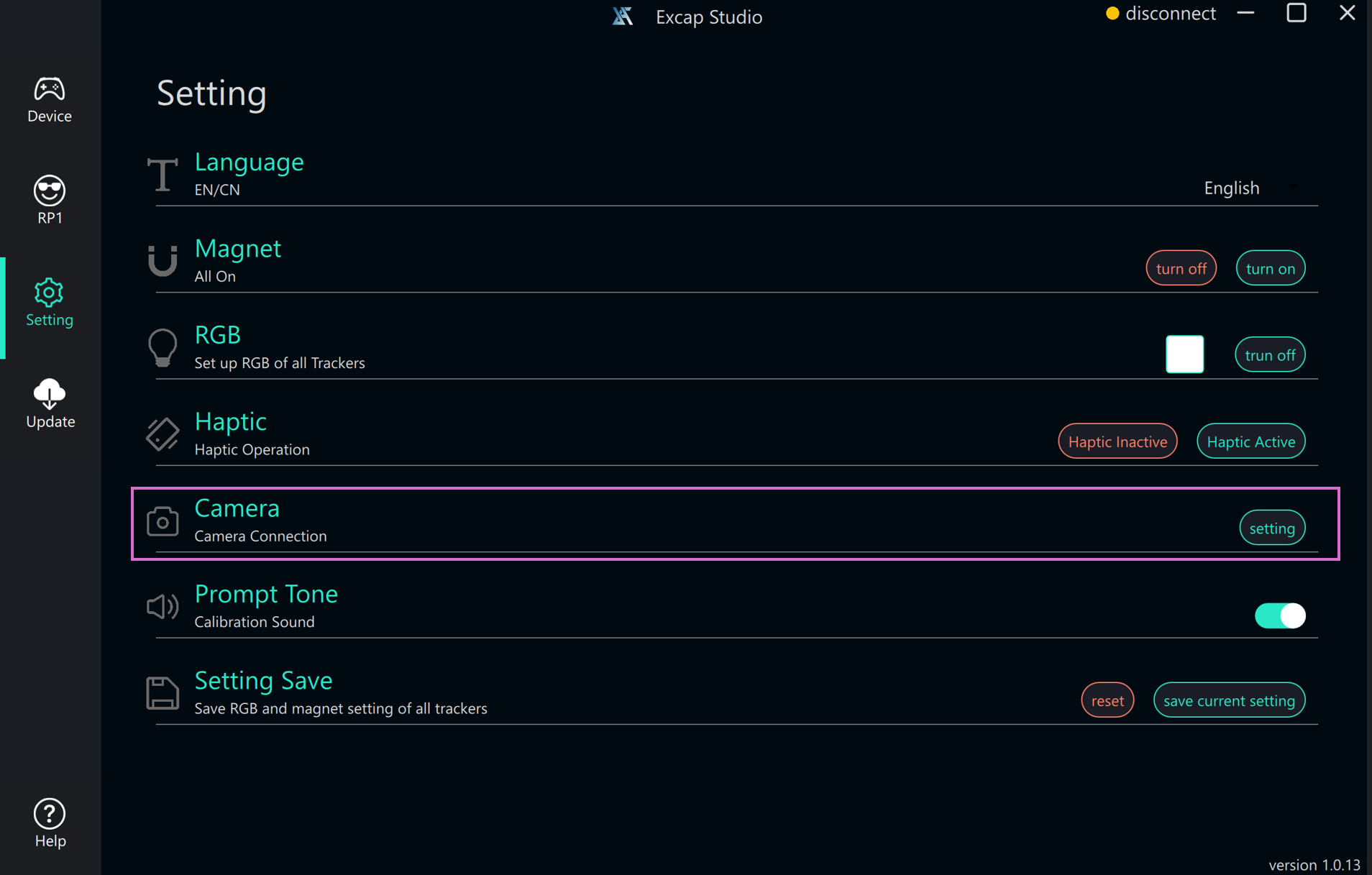 Camera Setting – Elecholic
