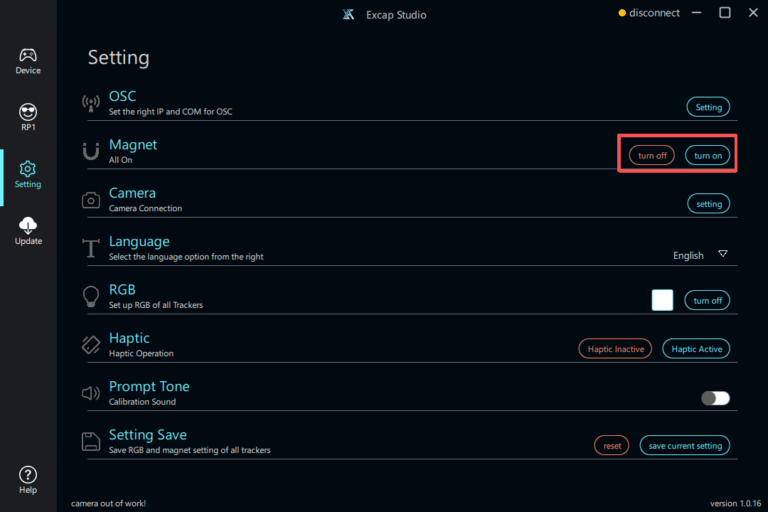 Three Modes in EXCAP – Elecholic