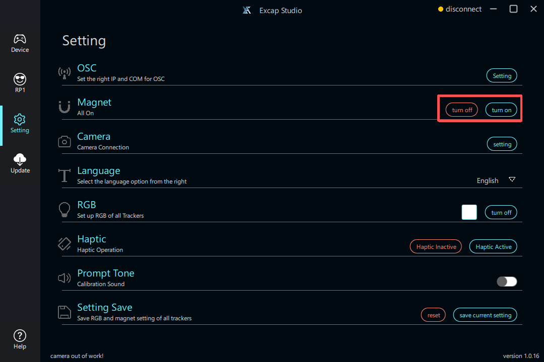 Three Modes in EXCAP – Elecholic